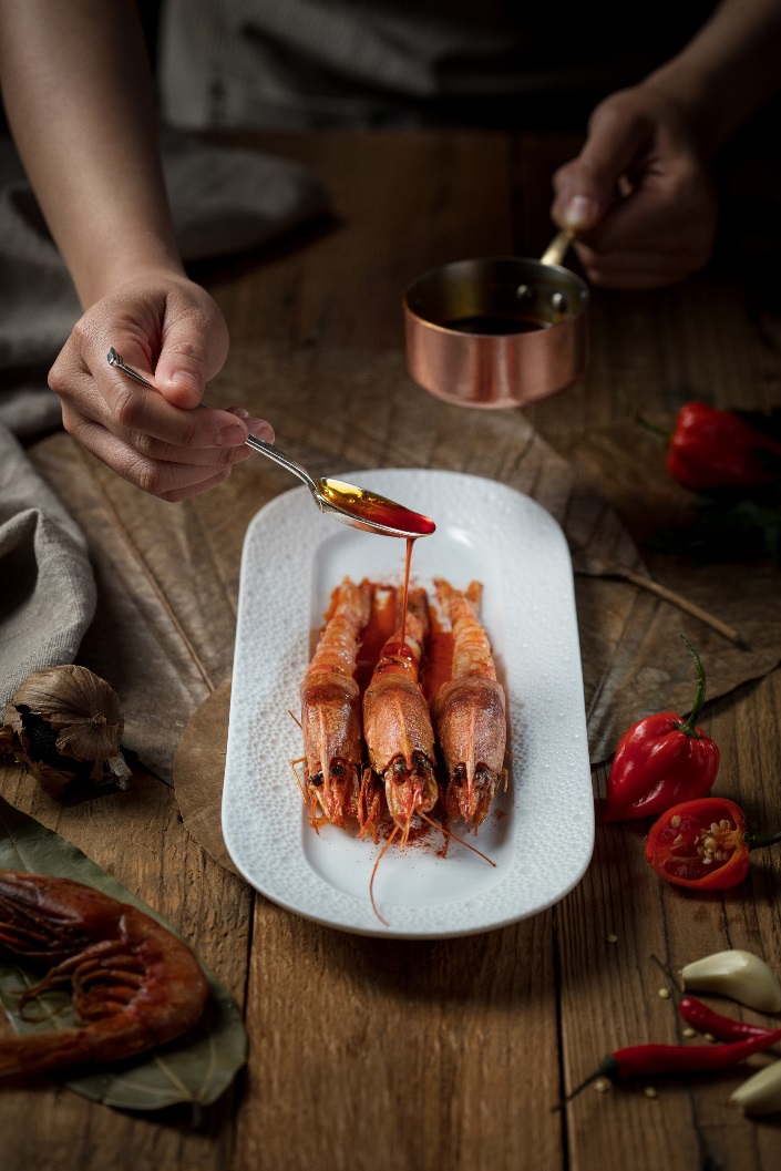 Sautéed Red Carabineros Prawns - JAZKO
